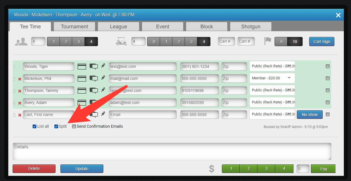How to Issue A Raincheck – foreUP (800.929.5737)