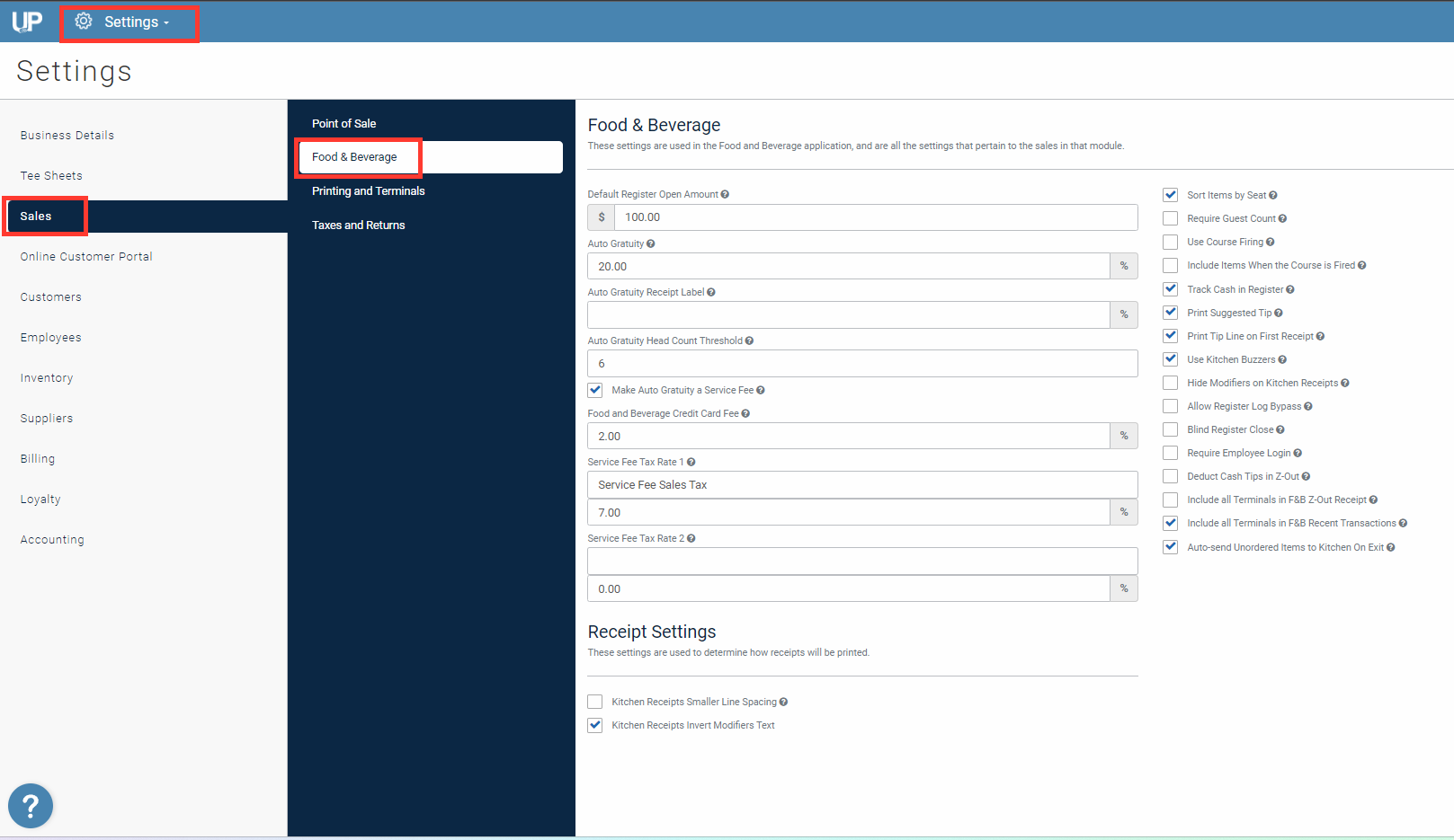 How to Setup Auto Gratuity – foreUP (800.929.5737)