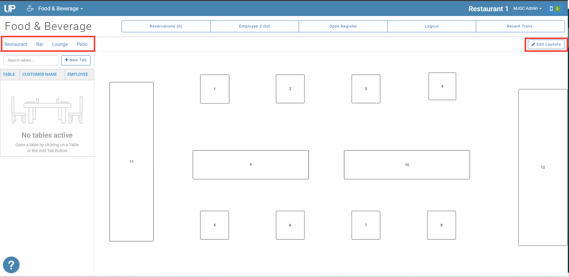 How to Edit Food and Beverage Table Layouts – foreUP (800.929.5737)