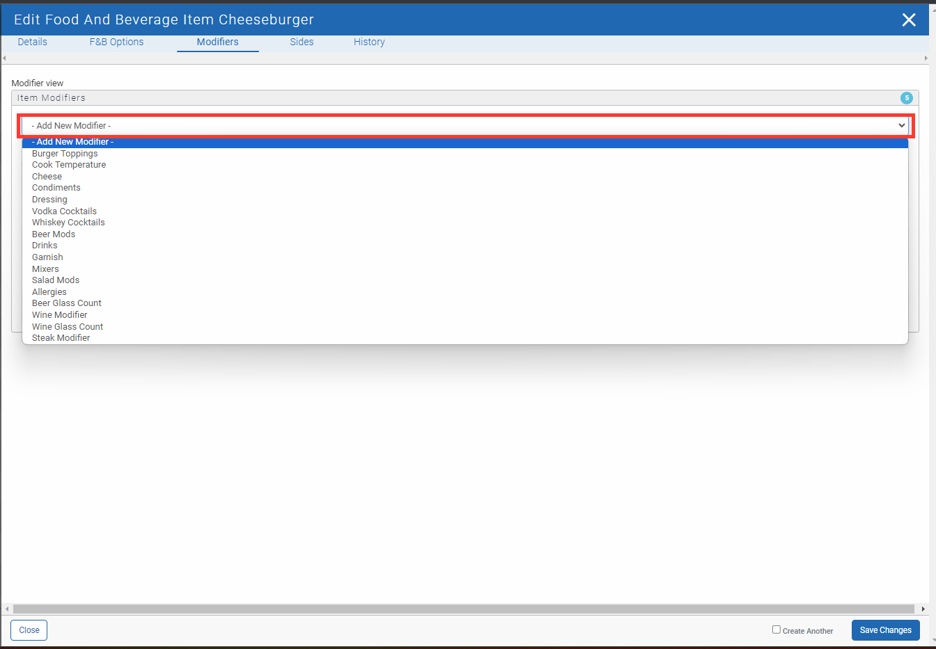 How to Create, Assign and Use Food & Beverage Modifiers – foreUP (800. ...