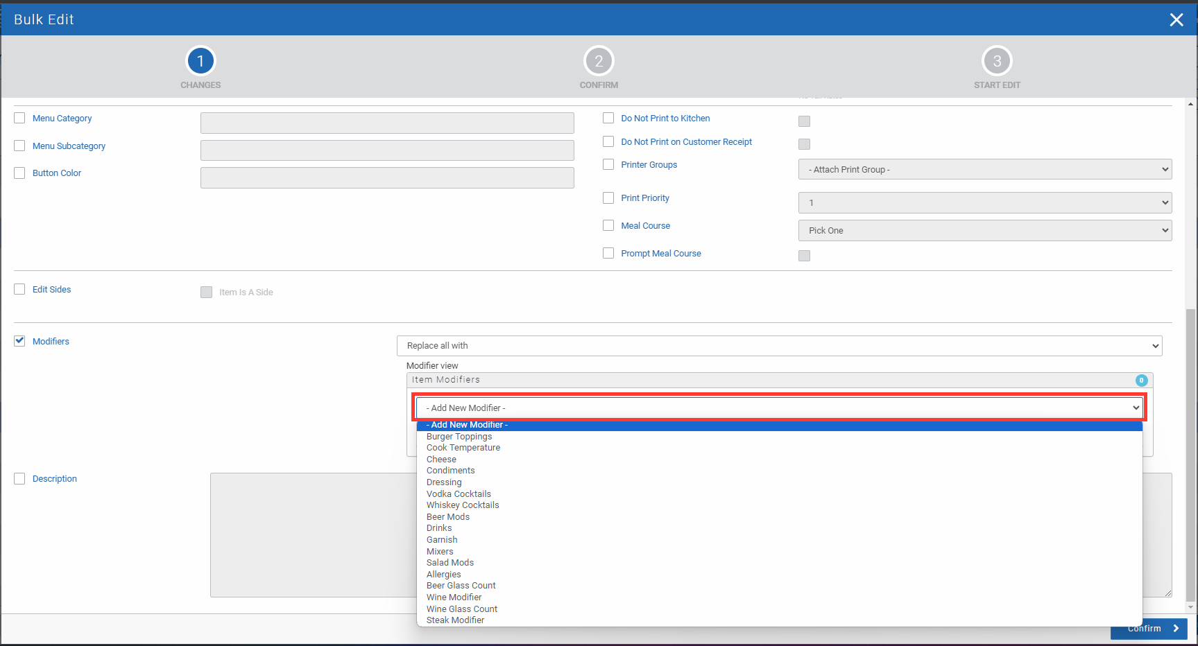 How to Create, Assign and Use Food & Beverage Modifiers – foreUP (800. ...
