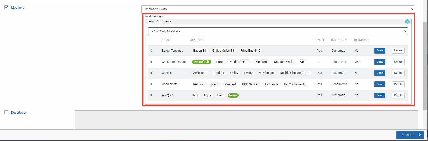 How to Create, Assign and Use Food & Beverage Modifiers – foreUP (800. ...