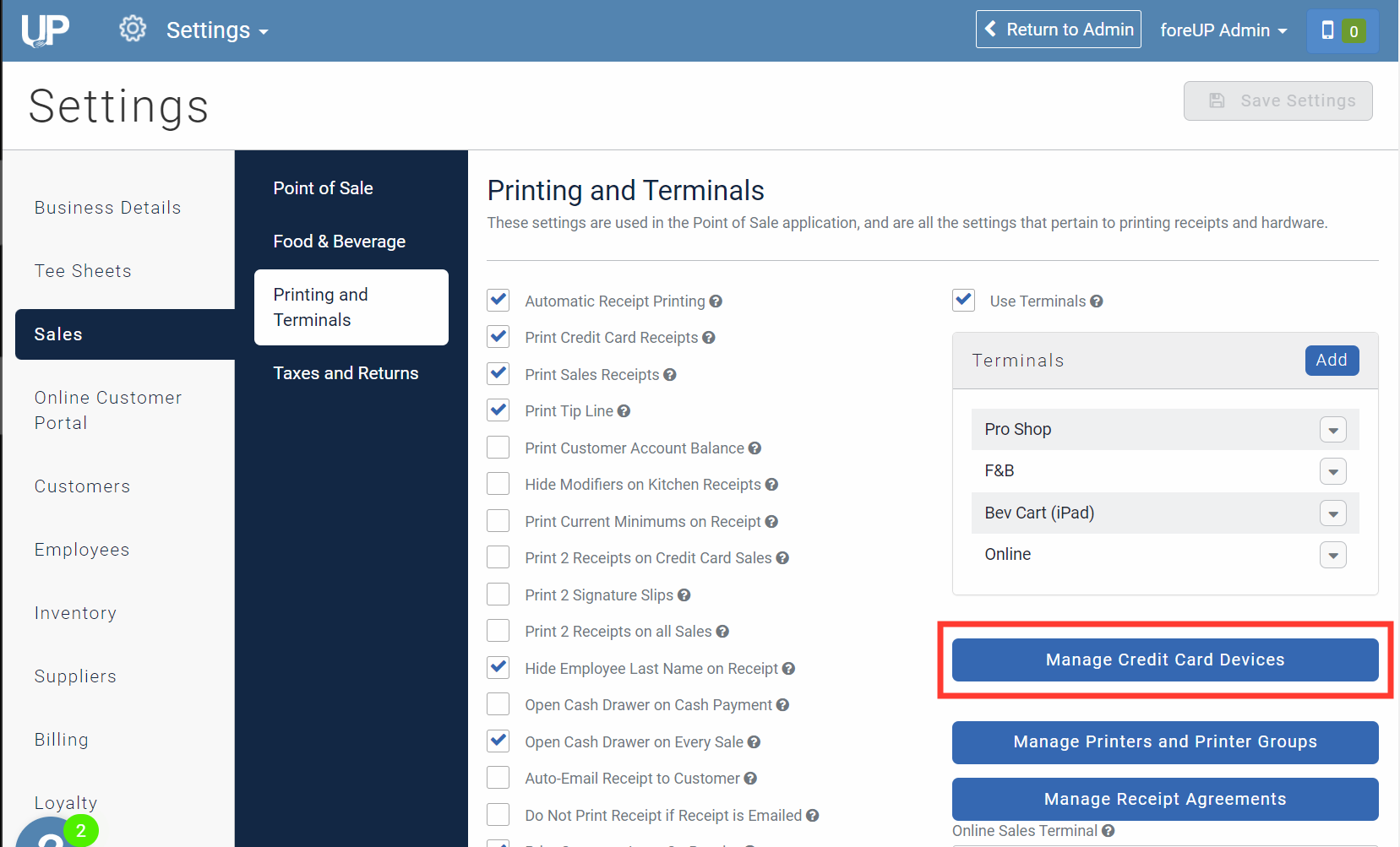 How to Set Up the Link 2500 Credit Card Device – foreUP (800.929.5737)