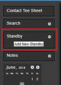 Using the “Standby” List – foreUP (800.929.5737)