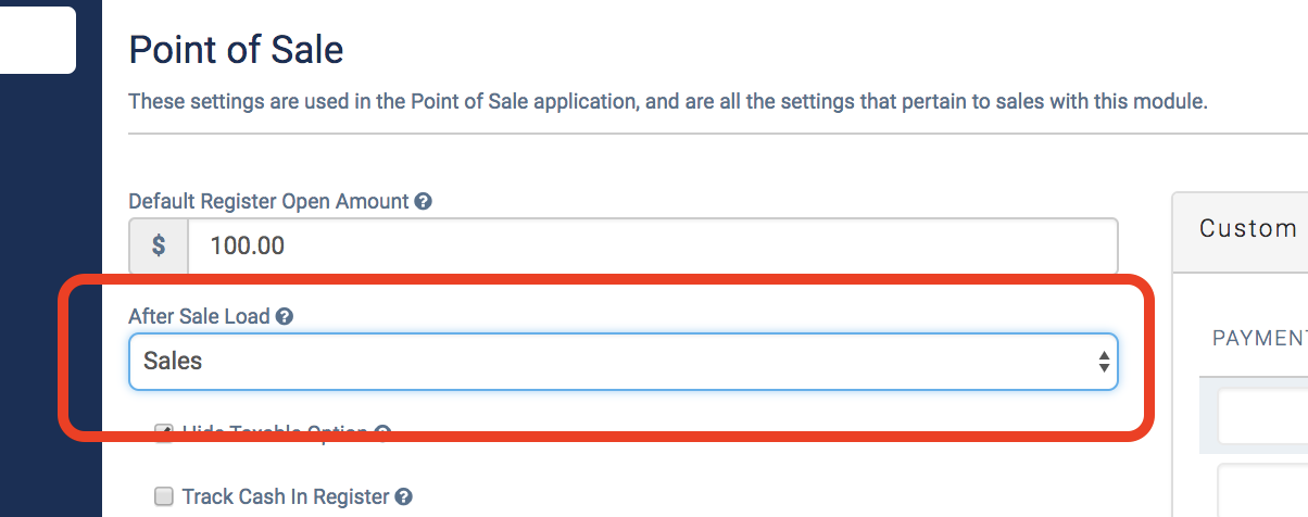 How to Set "After Sale Load" Page – foreUP (800.929.5737)