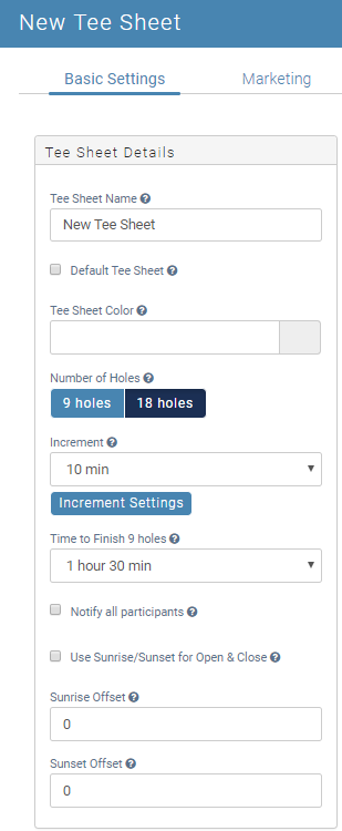 How to Create a New Tee Sheet – foreUP (800.929.5737)