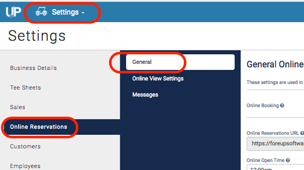 Online Booking Tee Time Availability – foreUP (800.929.5737)