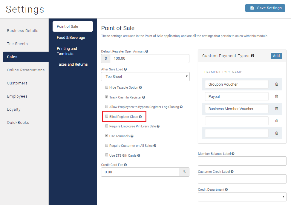 How to Make a Register Log a Blind Register Close – foreUP (800.929.5737)