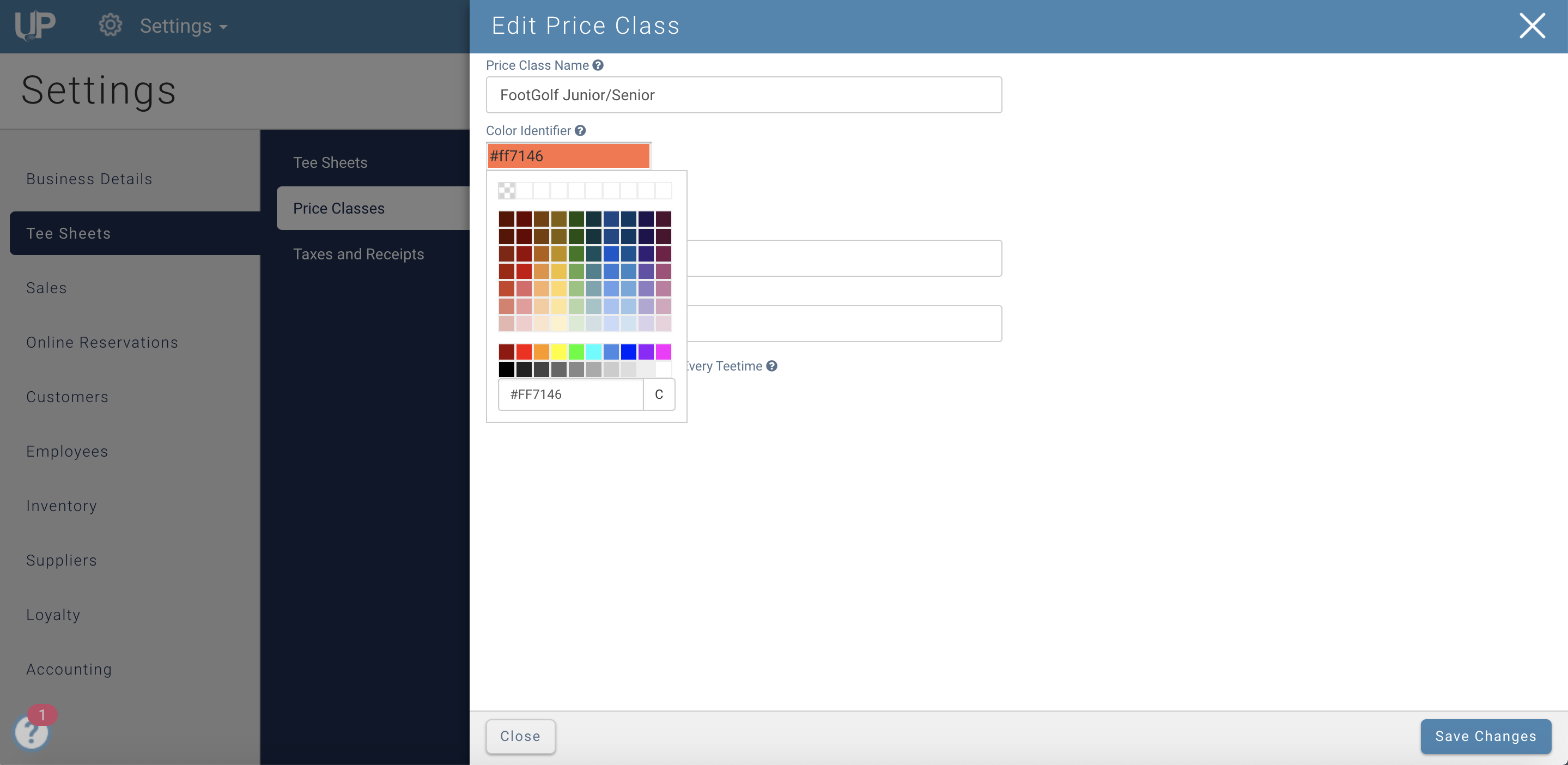 How to Edit Price Class Colors – foreUP (800.929.5737)