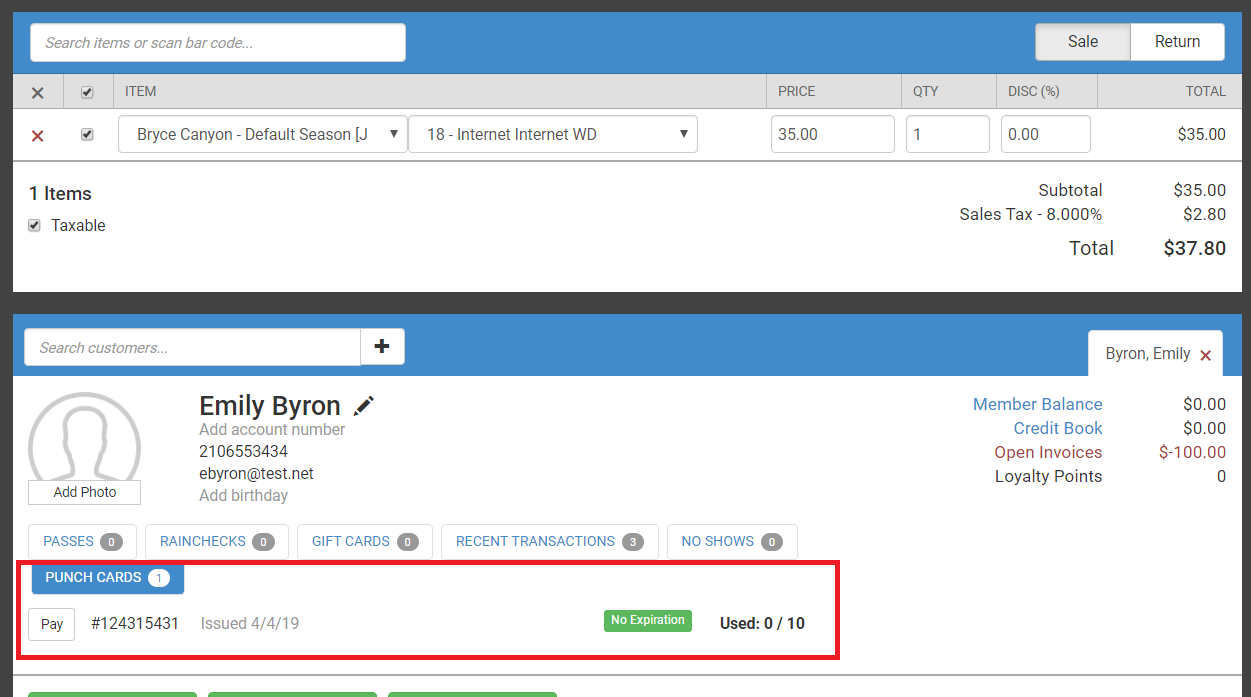 How to Create and Sell Punchcards – foreUP (800.929.5737)