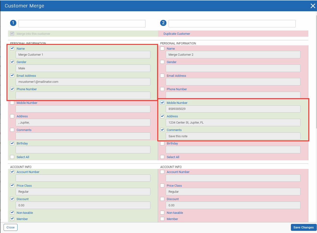 Merging Customers – foreUP (800.929.5737)