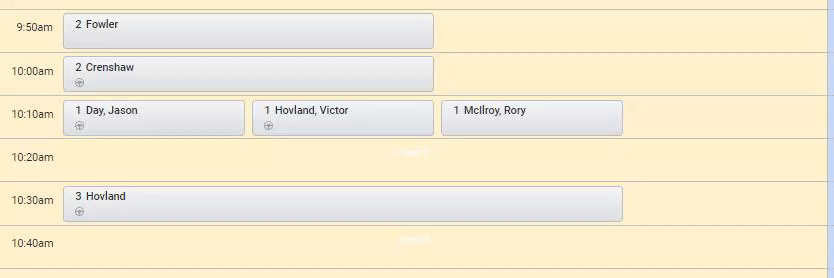 Create A Squeeze on the Tee Sheet – foreUP (800.929.5737)