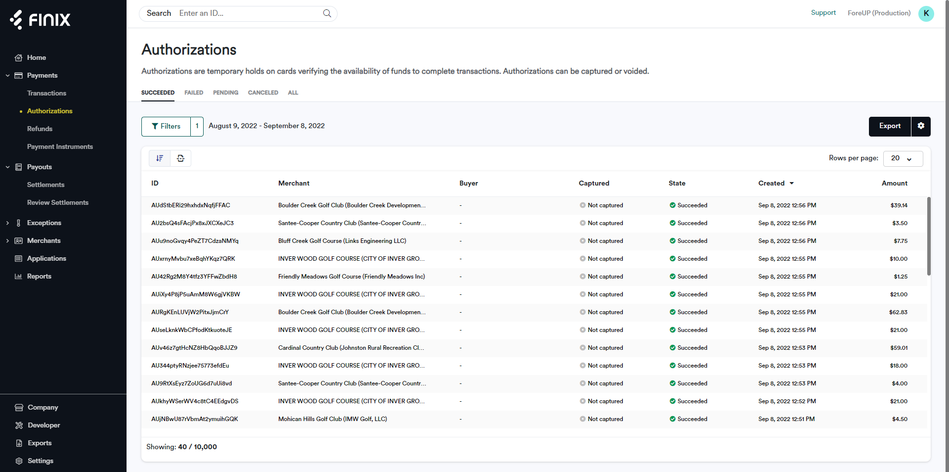 Finding Transactions – foreUP (800.929.5737)