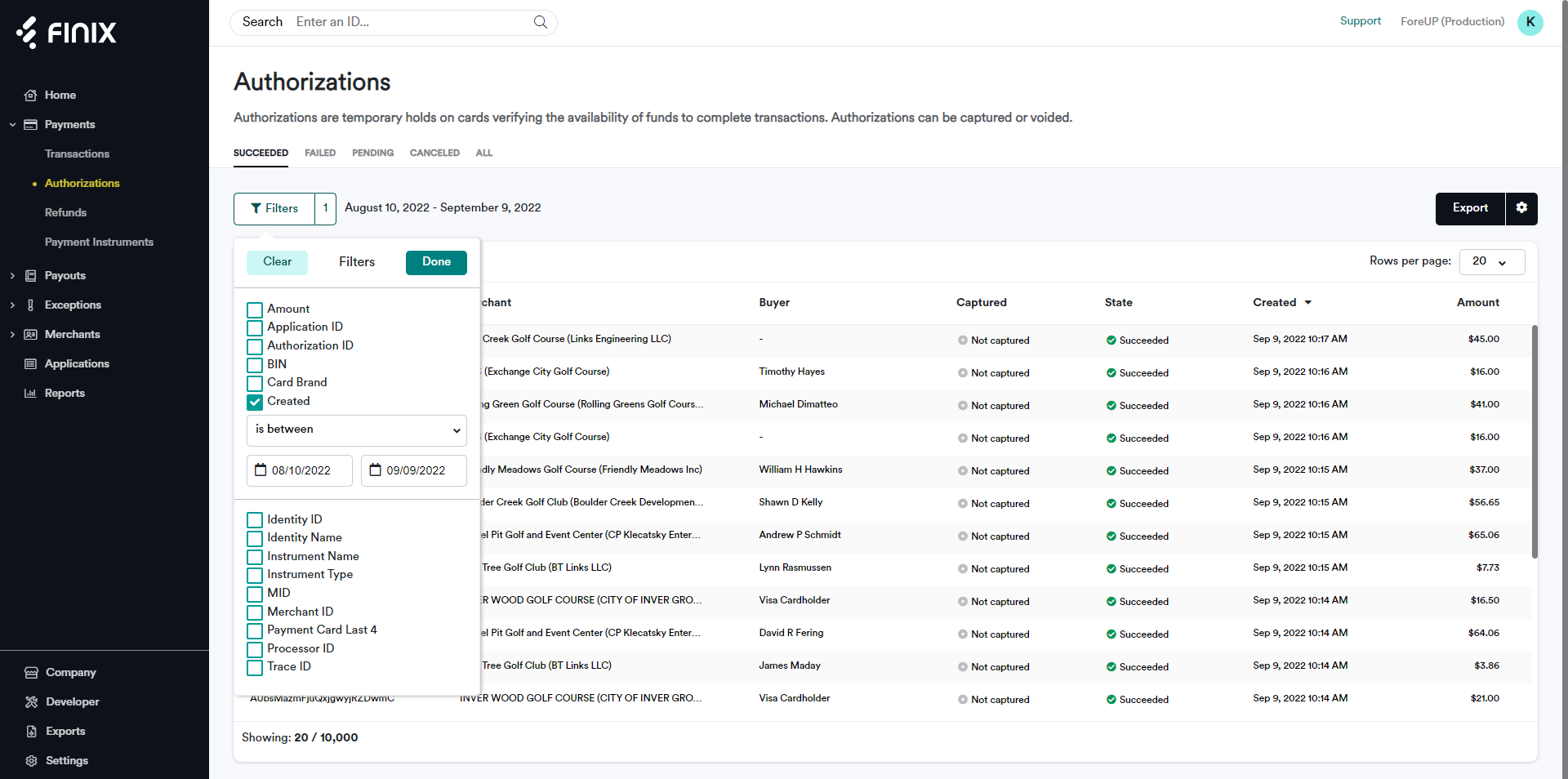 Finding Transactions – foreUP (800.929.5737)