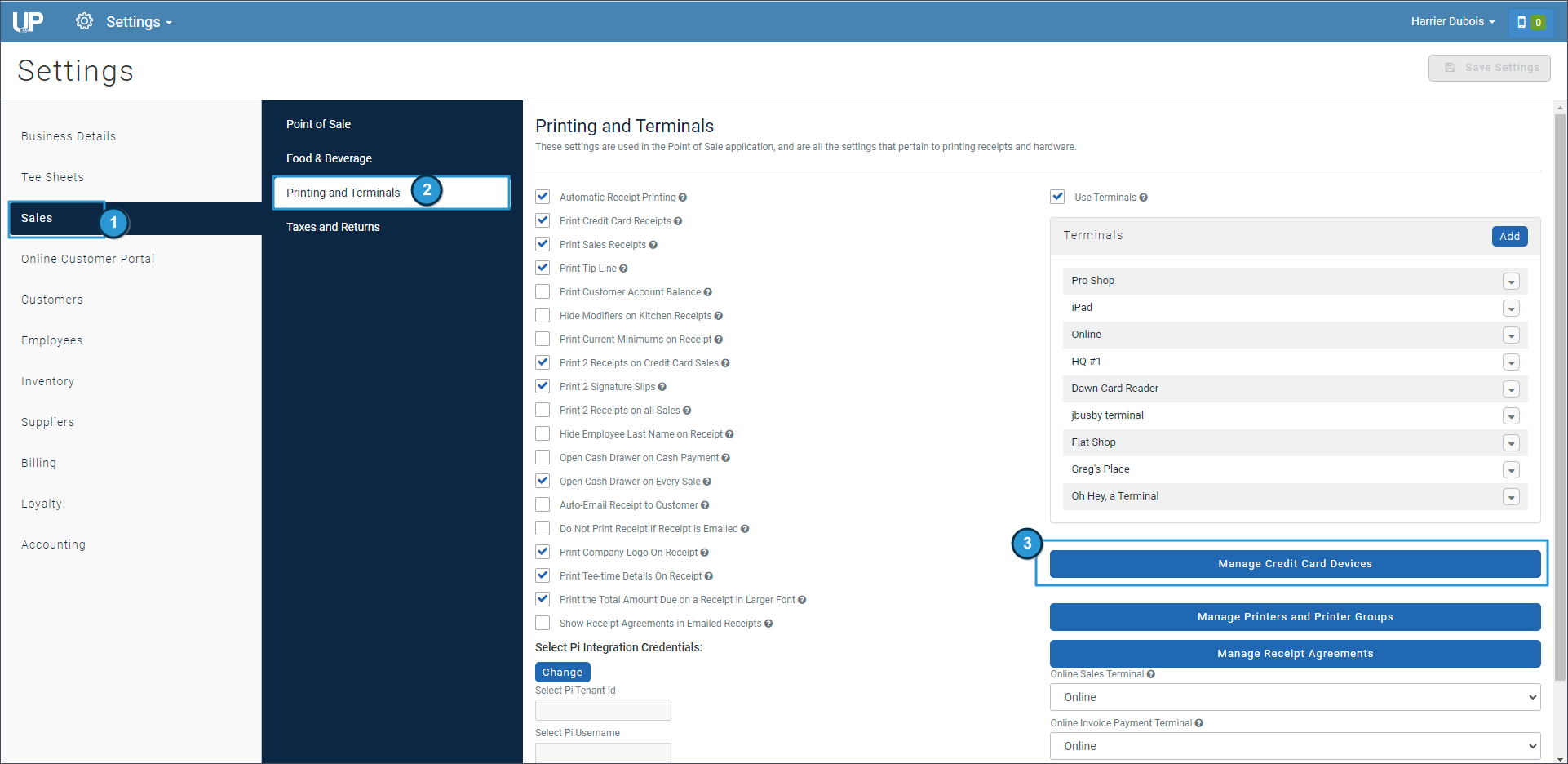 Activating Credit Card Devices – foreUP (800.929.5737)